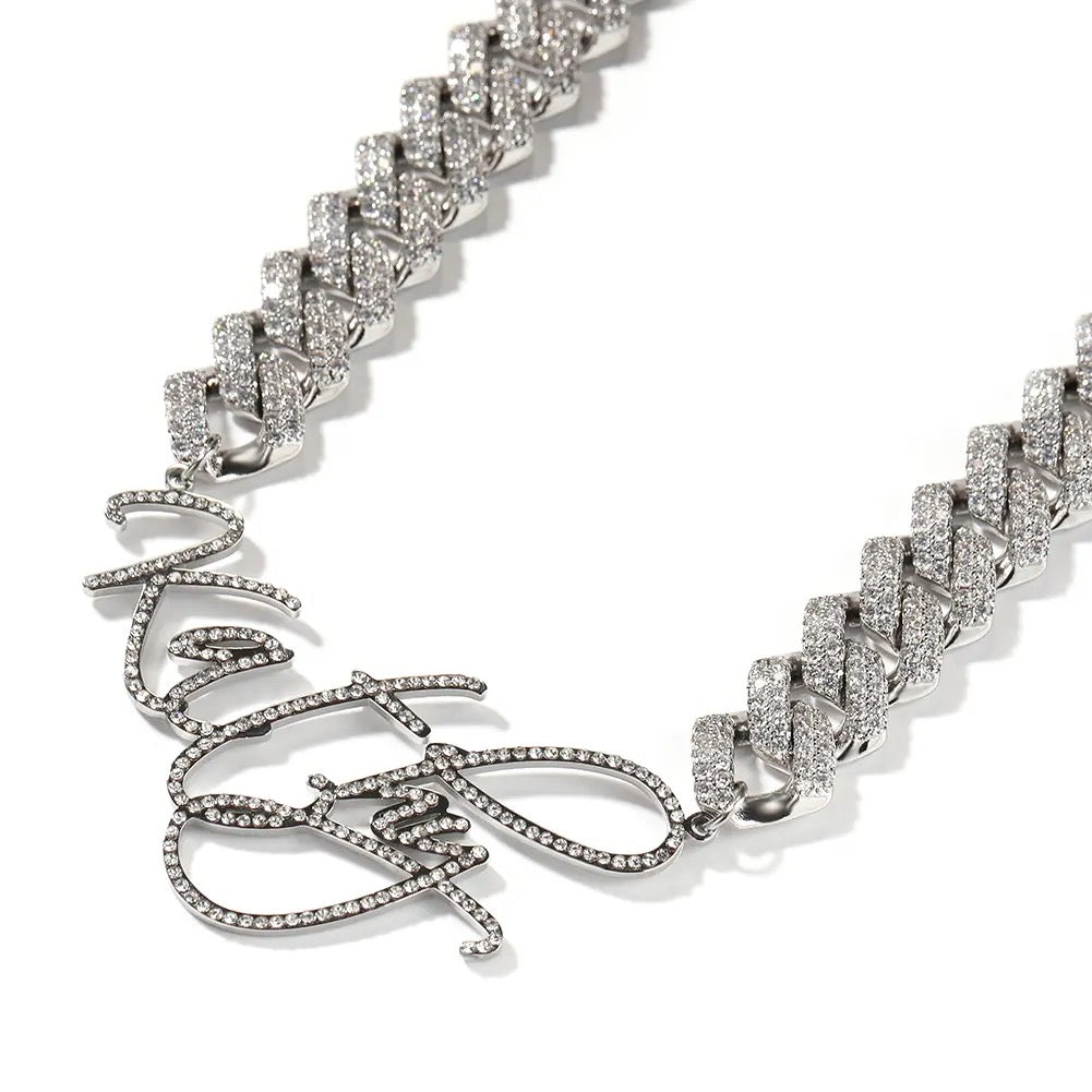 Miami Cuban Name Necklace (13mm) – DollsDream Jewelry