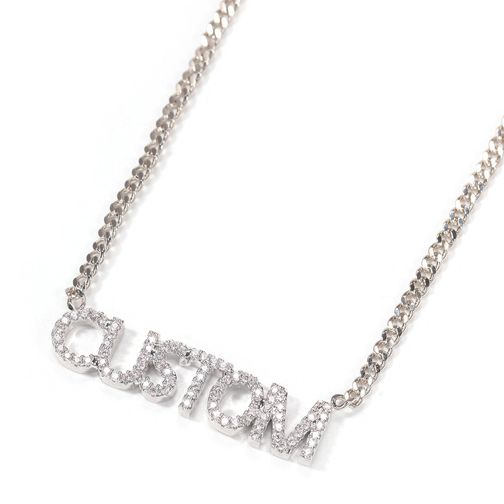 Custom Icy Name Necklace – DollsDream Jewelry